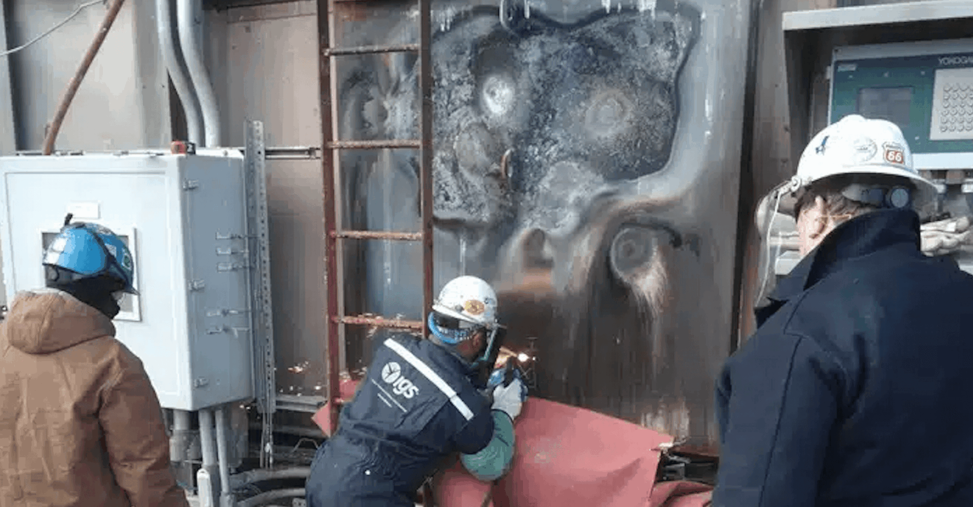 Hot Spots on a Fired Heater Shell - Integrated Global Services Inc.